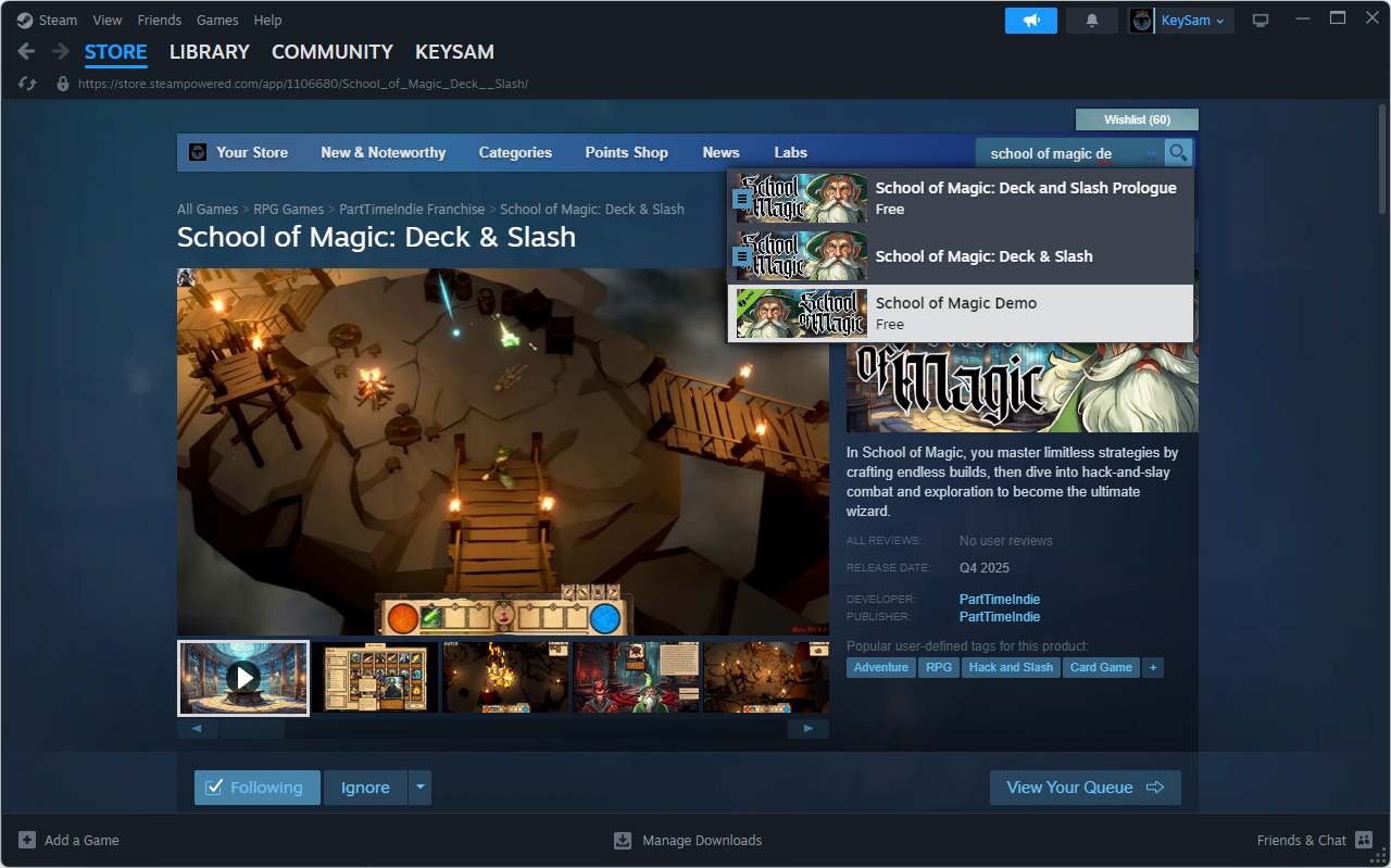 School of Magic Beta Guide – PartTimeIndie